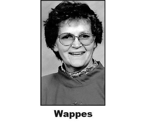 Catherine Wappes Obituary 1936 2019 Columbia City In Fort Wayne Newspapers