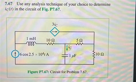solved solve problem 7 67 in the book given this value of