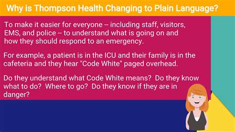 Plain Language Emergency Codes Youtube