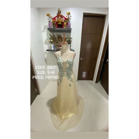 Long Gown Code Abo Shopee Philippines