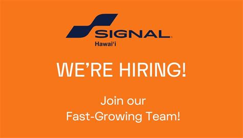 Securityjobs Hiringnow Joinourteam Hawaiijobs Teamsignal Signaloha Signal Security Of Hawaii