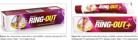 Surrogate Advertisement Of A Super Potent Corticosteroid Containing