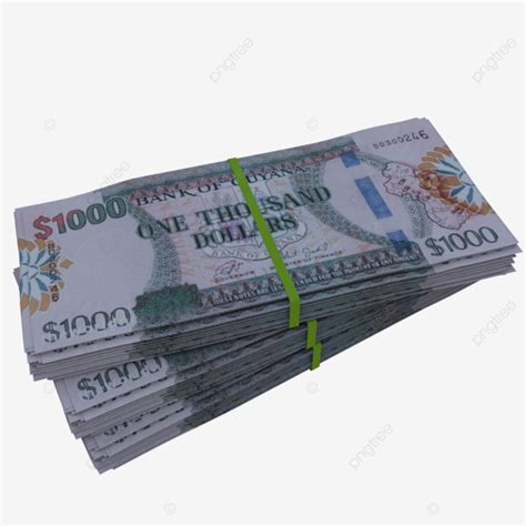 1000 가이아나 달러 스택 더미 가이아나 달러 달러 1000달러 스택 Png 일러스트 및 Psd 이미지 무료 다운로드 Pngtree