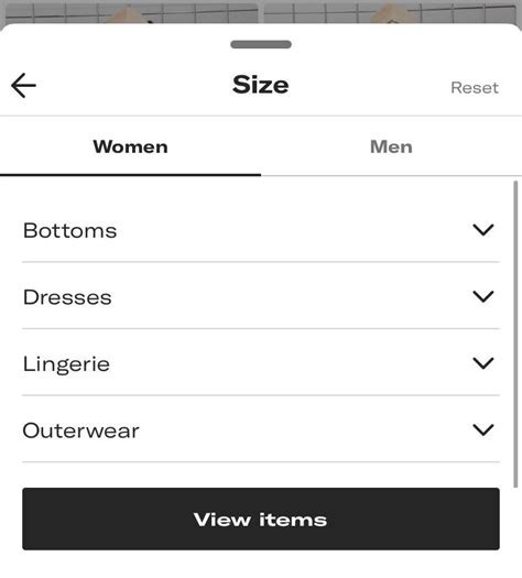 Is The Option To Filter By Top Size Not An Option Anymore For Anybody Else Or Just Me R Depop