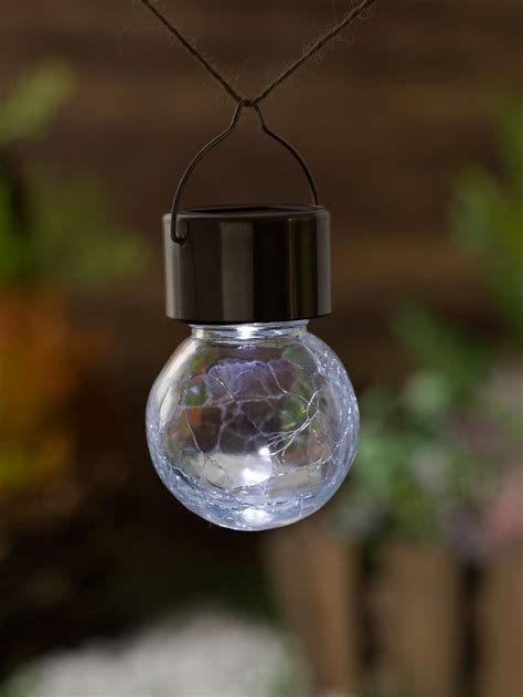 Садовый светильник «Лампочка уличный на солнечной батарее 6×9 см 1 Led свечение белое