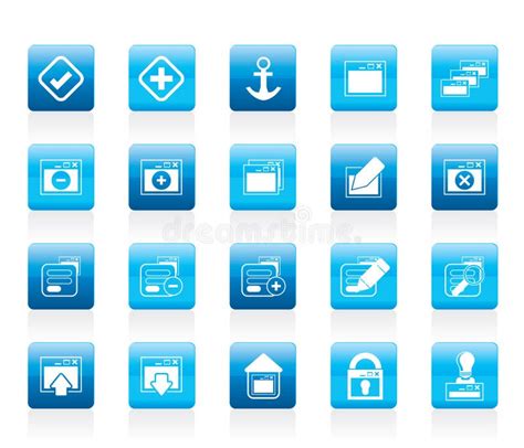 Application Programming Server And Computer Icon Stock Vector