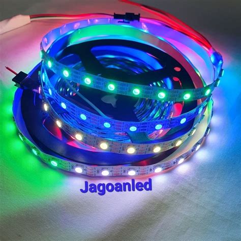 Jual Led Strip Ws Ws B V Rgb Addressable Led M Pcb Putih Meter Shopee Indonesia