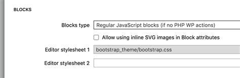 displaying the site styling in the block editor pinegrow web editor