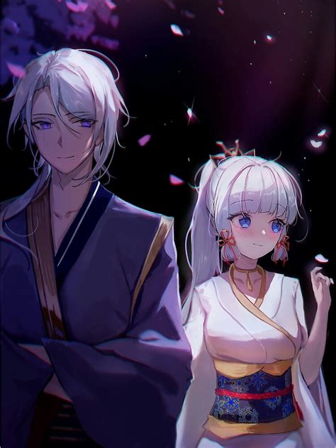 Ayato And Ayaka Poster For Sale By Baekyijin Redbubble