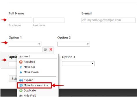Make Form Width And Columns Expand In Full Width