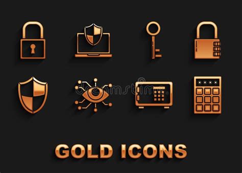 Set Eye Scan Safe Combination Lock Password Protection And Safety