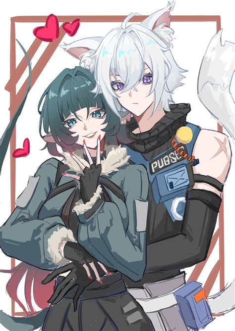 Jane Doe And Seth Lowell Zenless Zone Zero Drawn By Xianhualian Danbooru