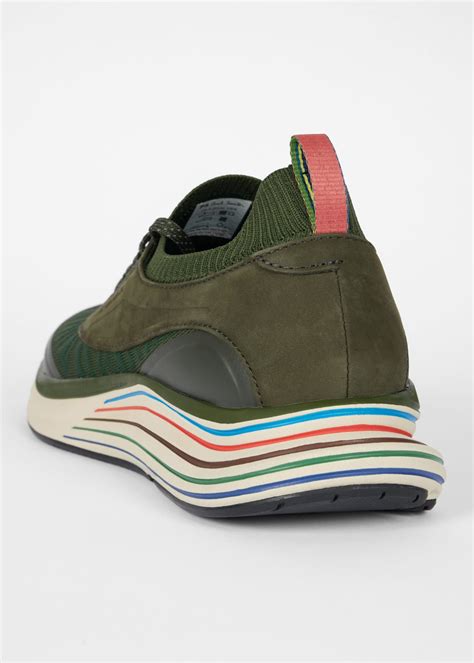 Mens Dark Green Volt Trainers