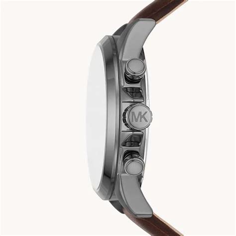 Đồng Hồ Nam Michael Kors Mk Thompkins Chronograph Brown Leather Watch