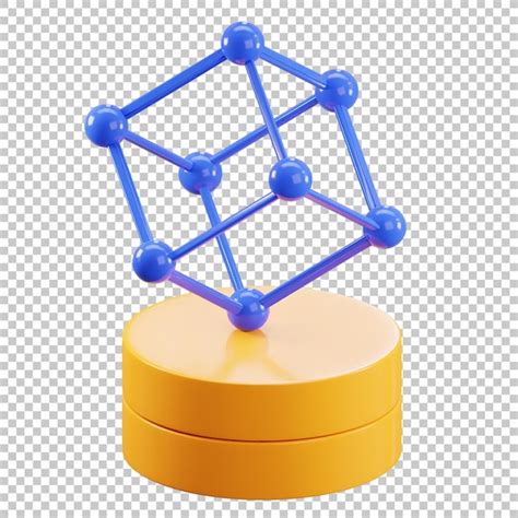 Premium Psd 3d Render Illustration Of Data Structure Isolated Premium Psd