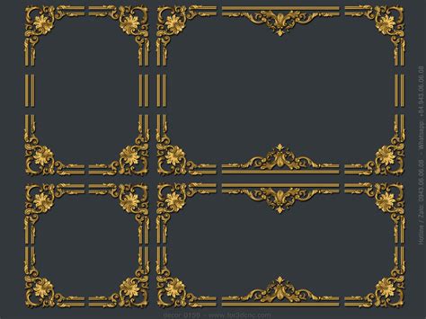 Decor 0159 Stl 3d Model For Cnc 3d Stl Model For Cnc Stl Model