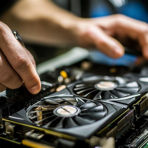 A Hardware Expert Performing A Detailed Analysis Of Computer