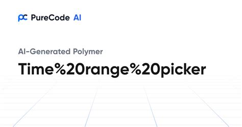 build great polymer time 20range 20picker components faster using ai tools