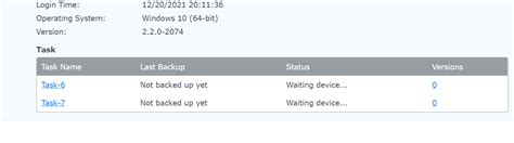 Trying To Do Backup For Business And All I Get Is Waiting Device And