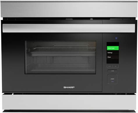 Sharp Ssc2489gs 24 Inch Single Electric Smart Wall Oven With 11 Cu Ft