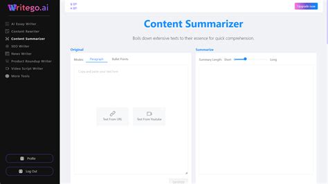 เปลยนเนอหายาวใหเปนสรปทกระชบ เชยวชาญ Content Summarizer