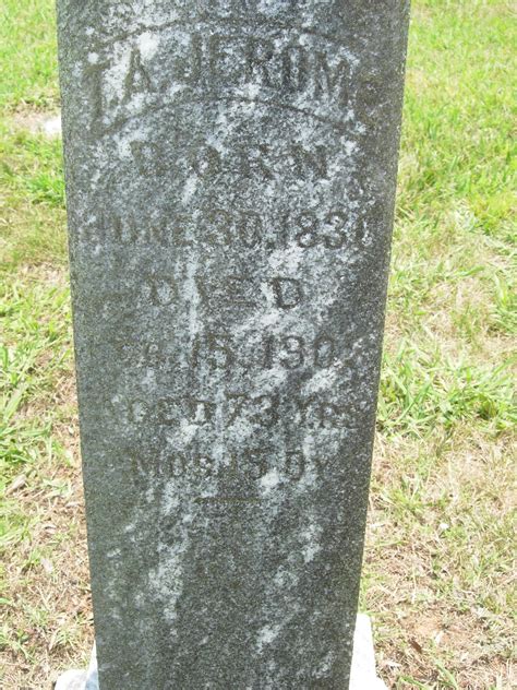 Thomas Archibald Jerome 1830 1903 Find A Grave Memorial