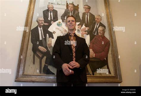 Winner Of The Bp Portrait Award 2001 Stuart Pearson Wright With His