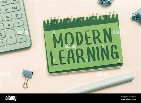 Writing Displaying Text Modern Learning Business Concept Flexible And