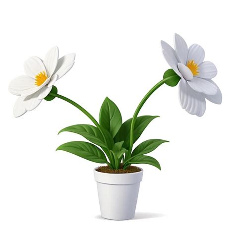 Premium Ai Image 3d Plant Plant Render Flower