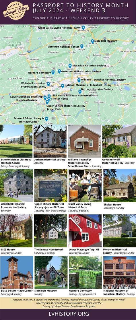 Passport To History Month Weekend 3 Schedule Lehigh Valley Passport