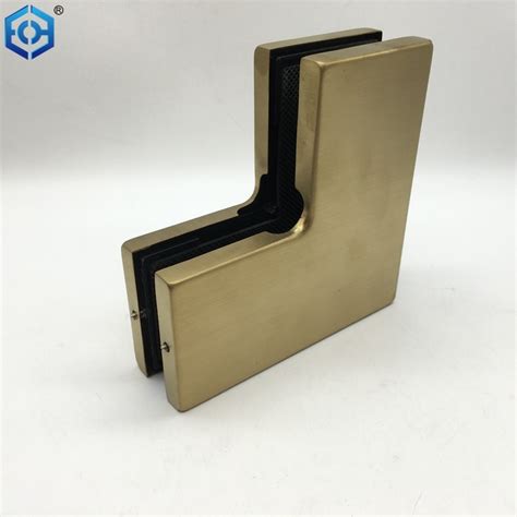Satin Brass Stainless Steel Over Panel Small L Patch Fitting Ss Patch