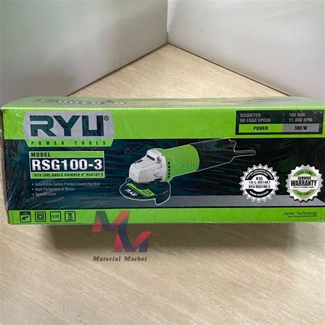 Jual Mesin Gerinda Ryu / Angle Grinder Ryu RSG 100-3 | Shopee Indonesia