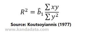 Calculate Coefficients Bo B And R Squared Manually In Simple Linear Regression KANDA DATA