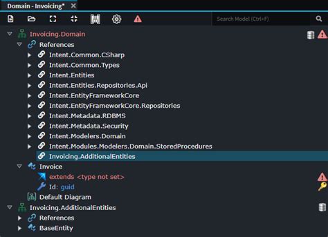About Packages Intent Architect