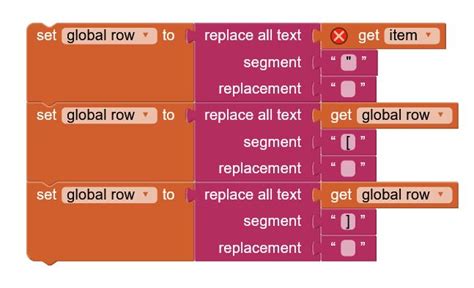 Multiple Replacement Mit App Inventor Help Mit App Inventor Community
