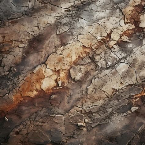 Premium Ai Image Eroded Rock Texture