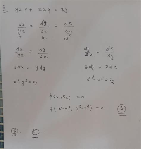 6 1 Point Find The General Solution Of The Linear Partial