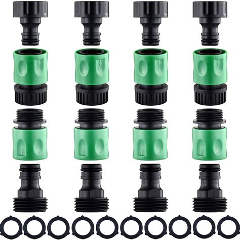 Wantmatch 16 Pieces Garden Hose Quick Connect Fittings