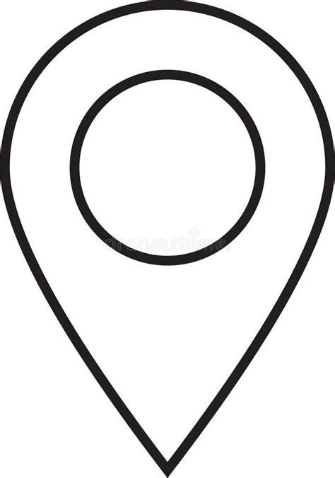 Location Outline Map Pin Pin Point Outline Map Point Sign Map Pin