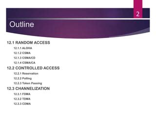 Media Access Control MAC Layer PPTX Computer Networking Computing
