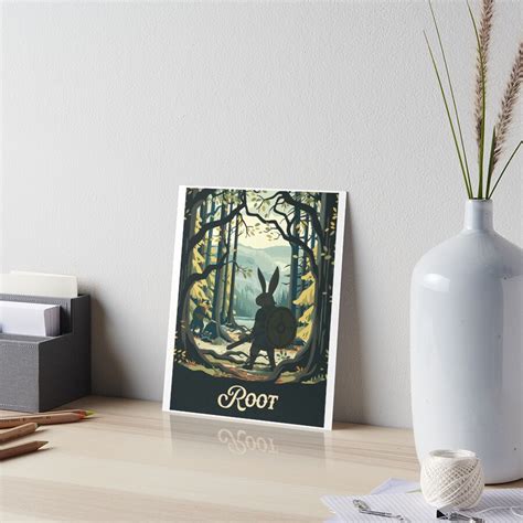 Root Inspired Poster Retro Board Game Poster Wall Art Print