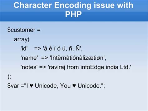 Character Encoding Issue With Php Ppt