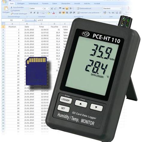 PCE Instruments Temperature Humidity Data Logger PCE HT