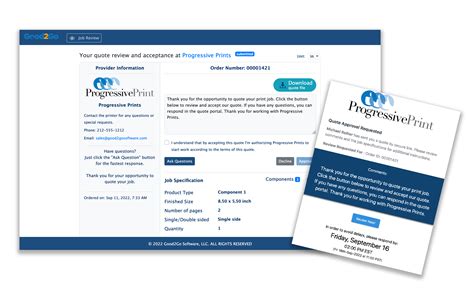 Quote Approval Good2Go Software