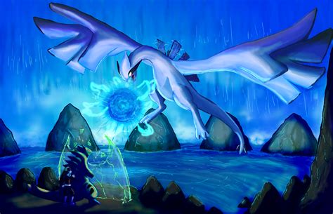 Lugia Used Aeroblast By Shinyscyther On Deviantart