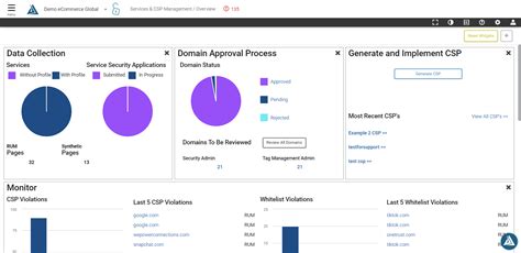 The Services And Csp Management Overview Page Blue Triangle Help Center