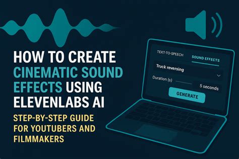 How to Create Cinematic Sound Effects Using ElevenLabs AI – Step-by-Step Guide for YouTubers and ...