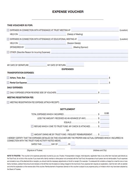 Expense Voucher Formats 11 Free Printable Ms Word Excel And Pdf