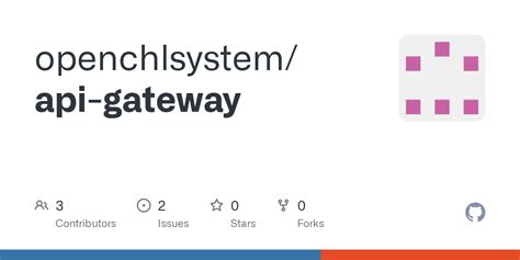 GitHub Openchlsystem Api Gateway