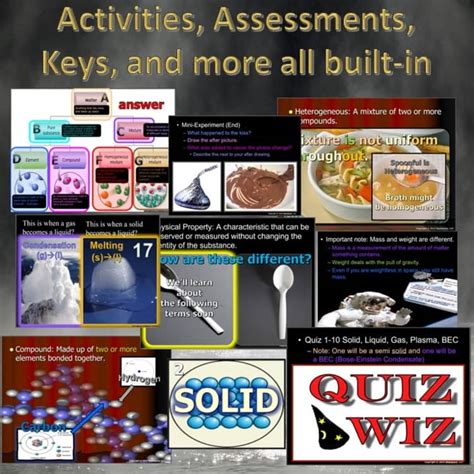 Matter Mixtures And Physical Properties Unit Interactive Stem Tpt